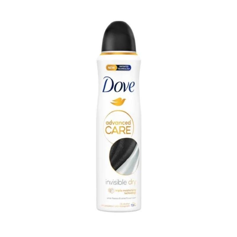 Dove dezodorans ženski advanced invisible dry 150ml